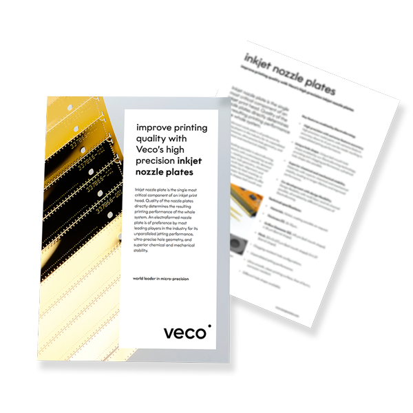 Inkjet Nozzle Plate Application Note